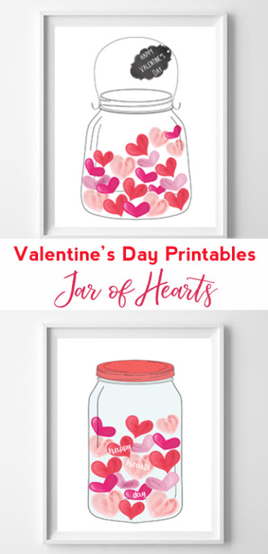 Jar of Hearts free printables - all crafty things