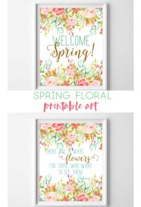 spring printable art - all crafty things