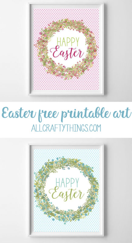 easter free printable art - all crafty things
