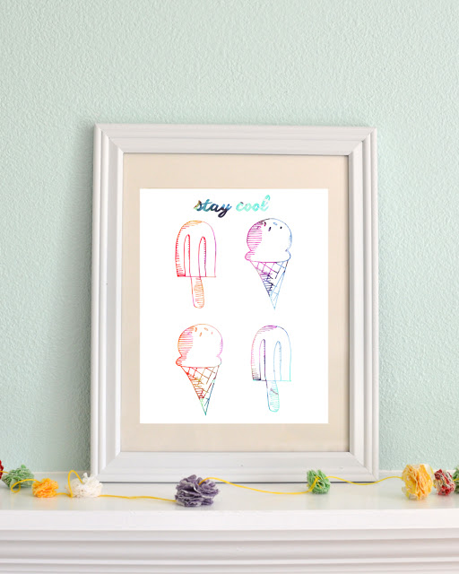 free summer printable art - all crafty things