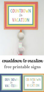 countdown to vacation free printables - all crafty things