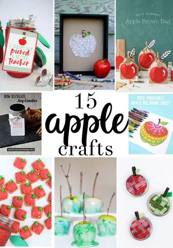 15 apple crafts and DIYs - all crafty things