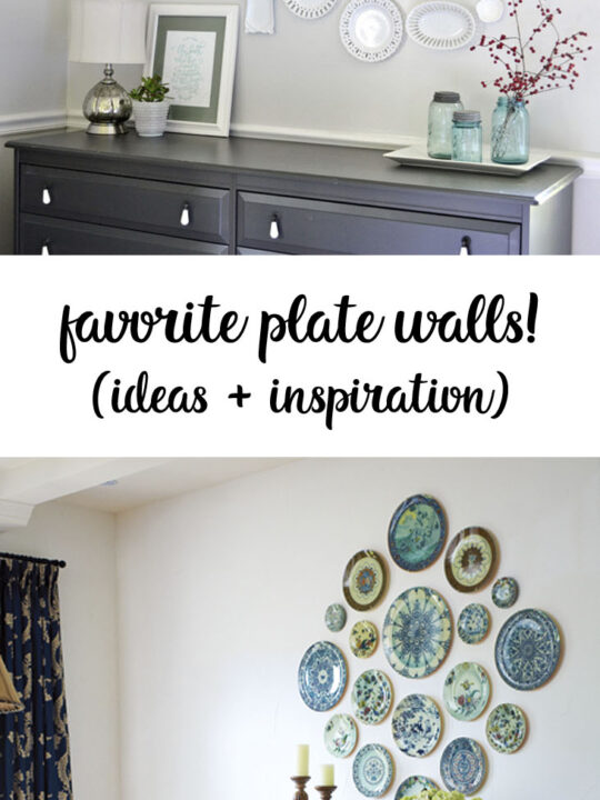 plate walls Archives - all crafty things