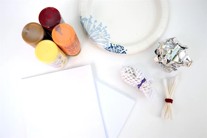 easy painted fall trees {a kids craft} - all crafty things