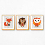 woodland animals printables (free woodland printables for kids-six ...