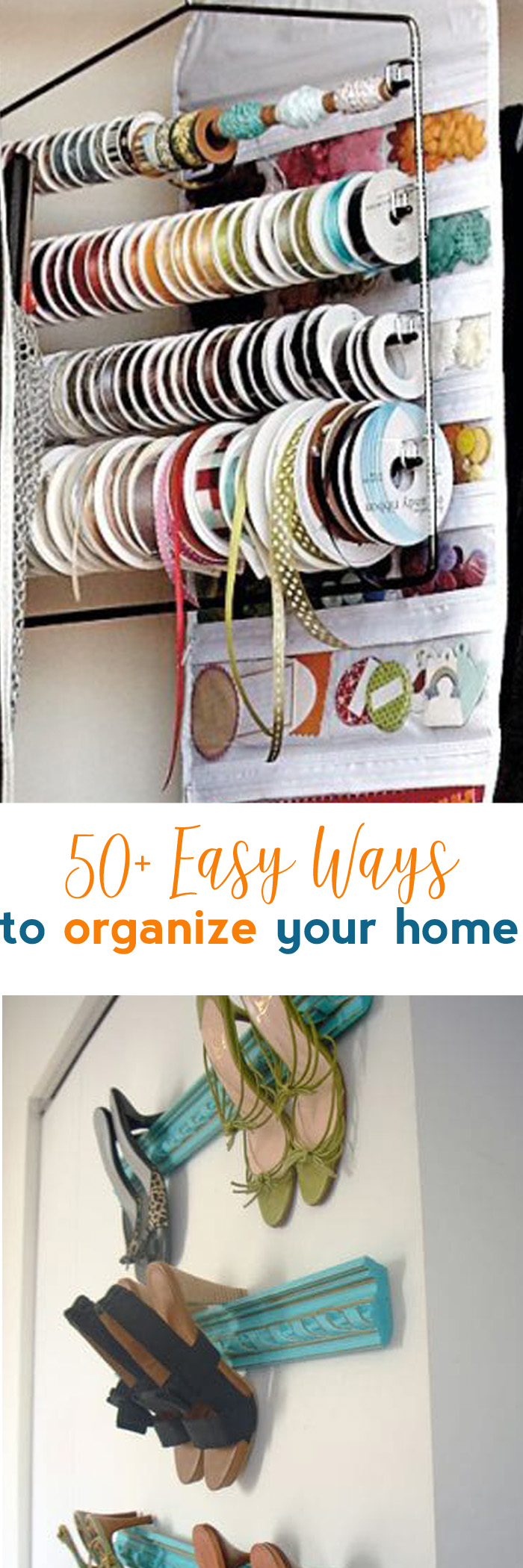 50+ Easy Ways to Organize Your Home - all crafty things
