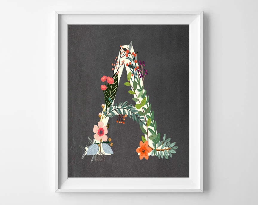 A Printable Letter Artwork