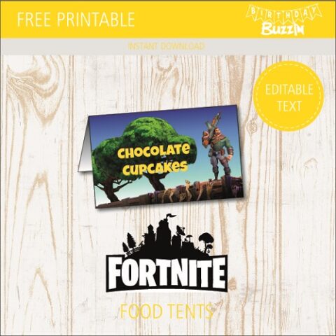 Fortnite Printables {Free Party, Decor and Games Printables} - all ...
