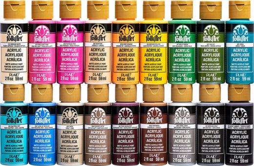 Acrylic Painting On Wood Slices {How to Paint an Easy Sunset} - all ...