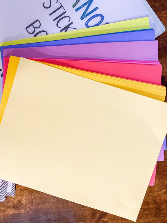 DIY Sticker Book {How to Make a Sticker Book for Kids}